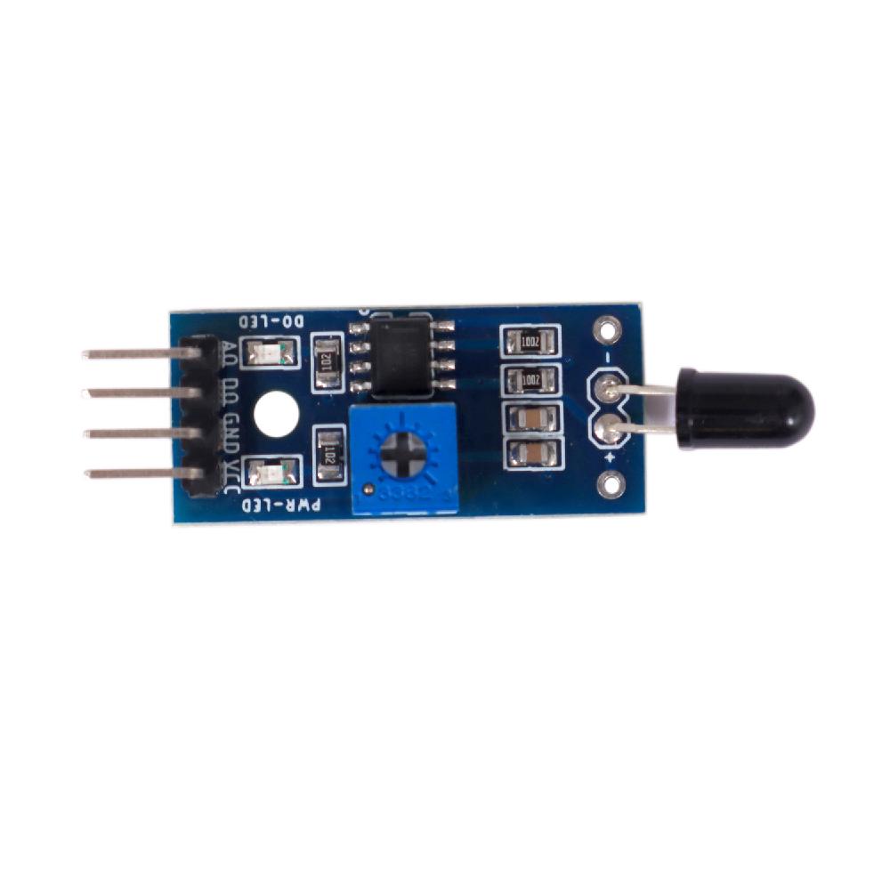 Flame Sensor Module by ADIY is not only sensitive to the flame, but can ...