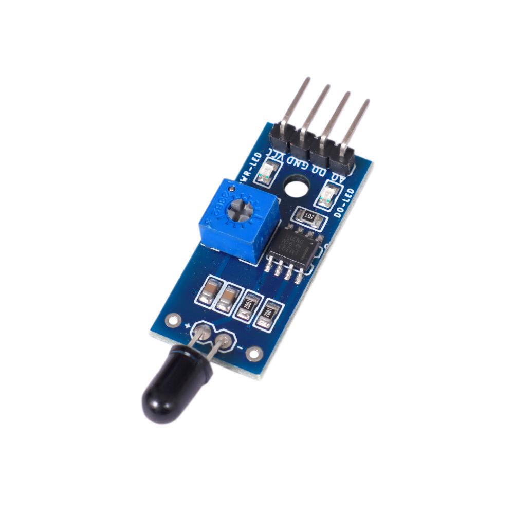 Flame Sensor Module by ADIY is not only sensitive to the flame, but can ...