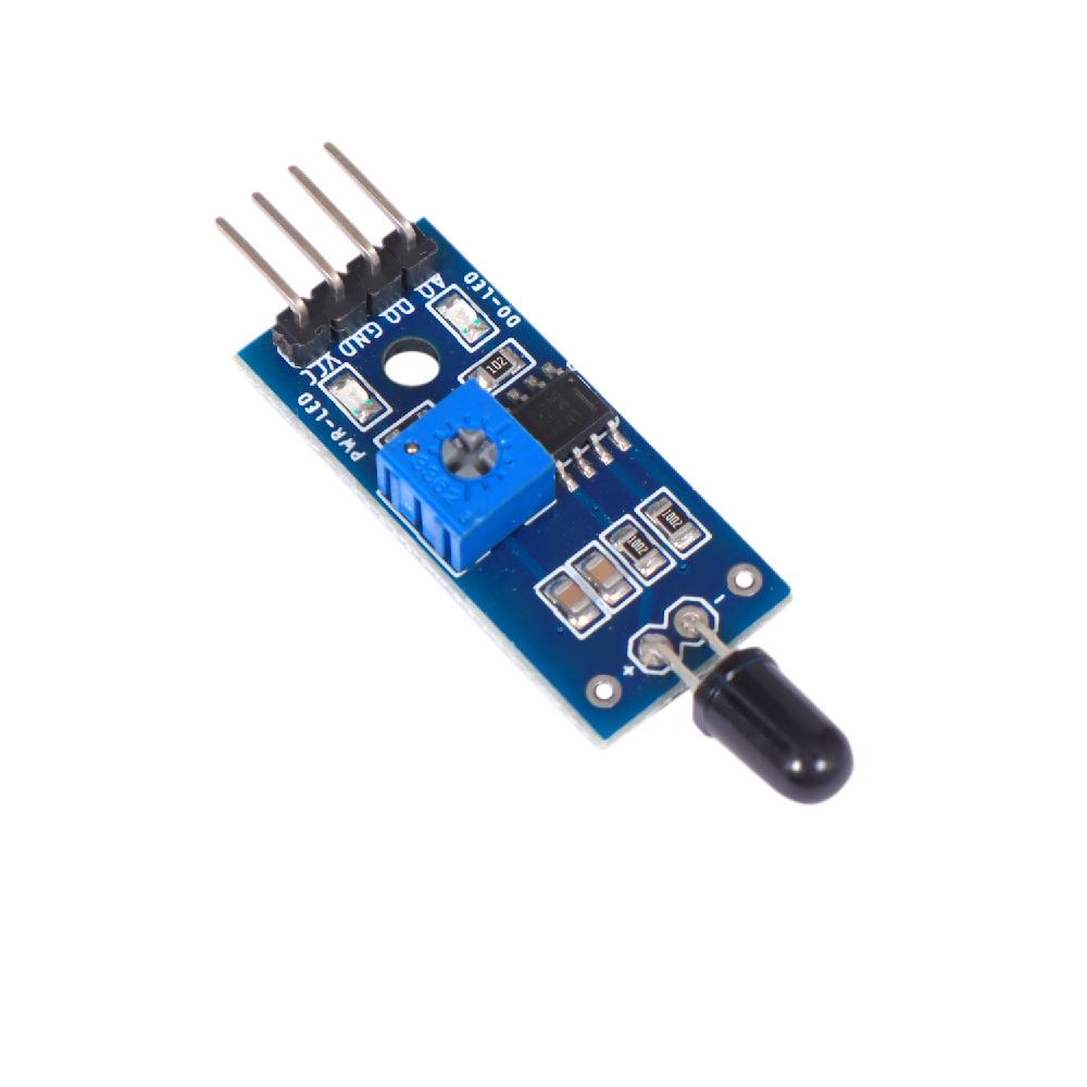 Flame Sensor Module by ADIY is not only sensitive to the flame, but can ...
