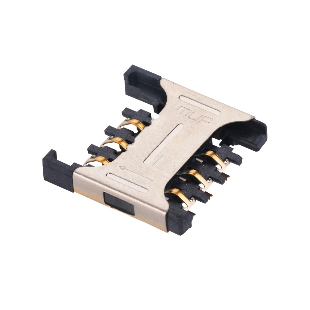 MUP-C790 - 6Pin Nano Sim Card Connector Shaft Up/Down/Horizontal ...