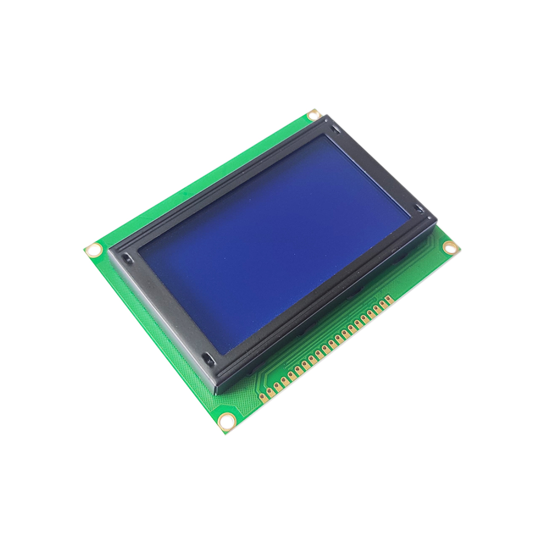 Buy small size 128x64 LCD Display Module (Blue) at Rajguru electronics