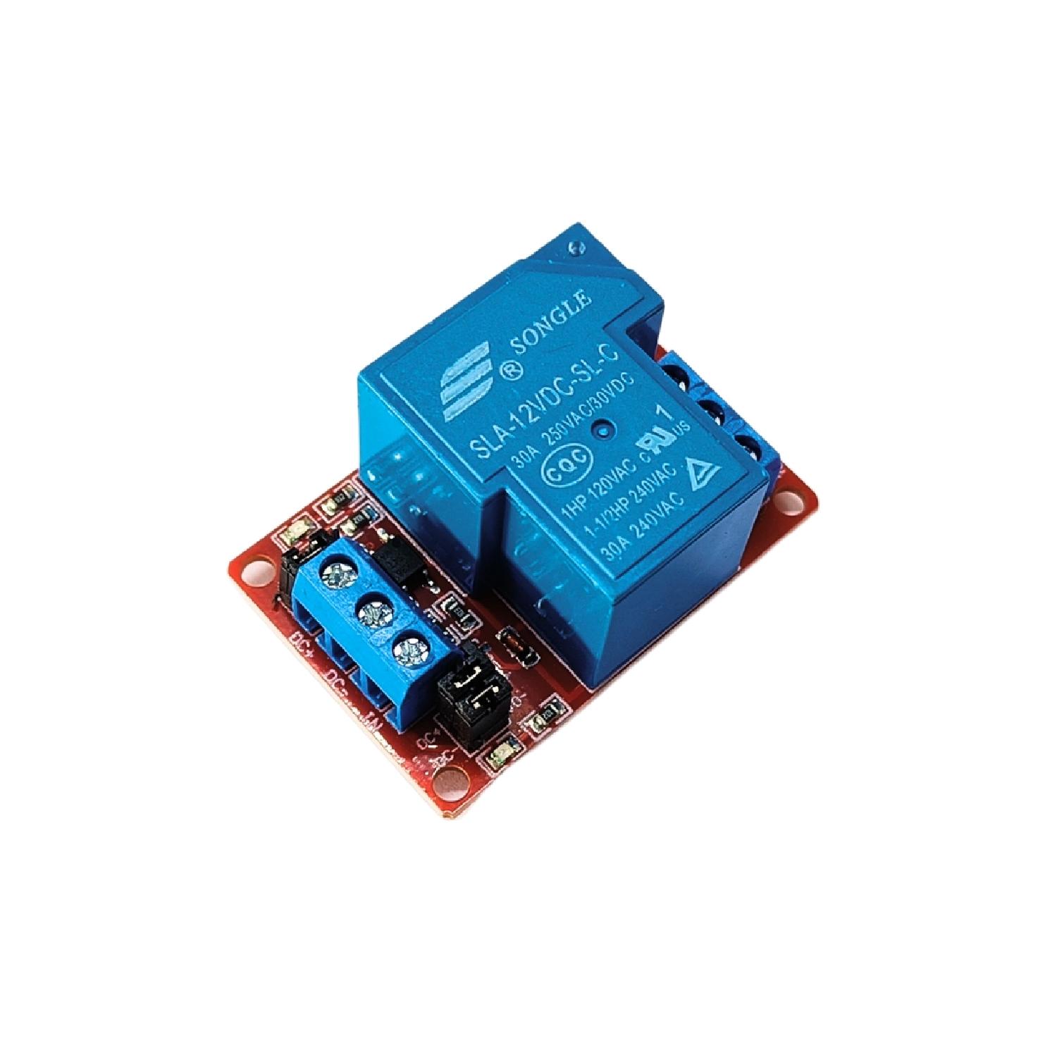 1 CHANNEL RELAY BOARD 12v 30a New