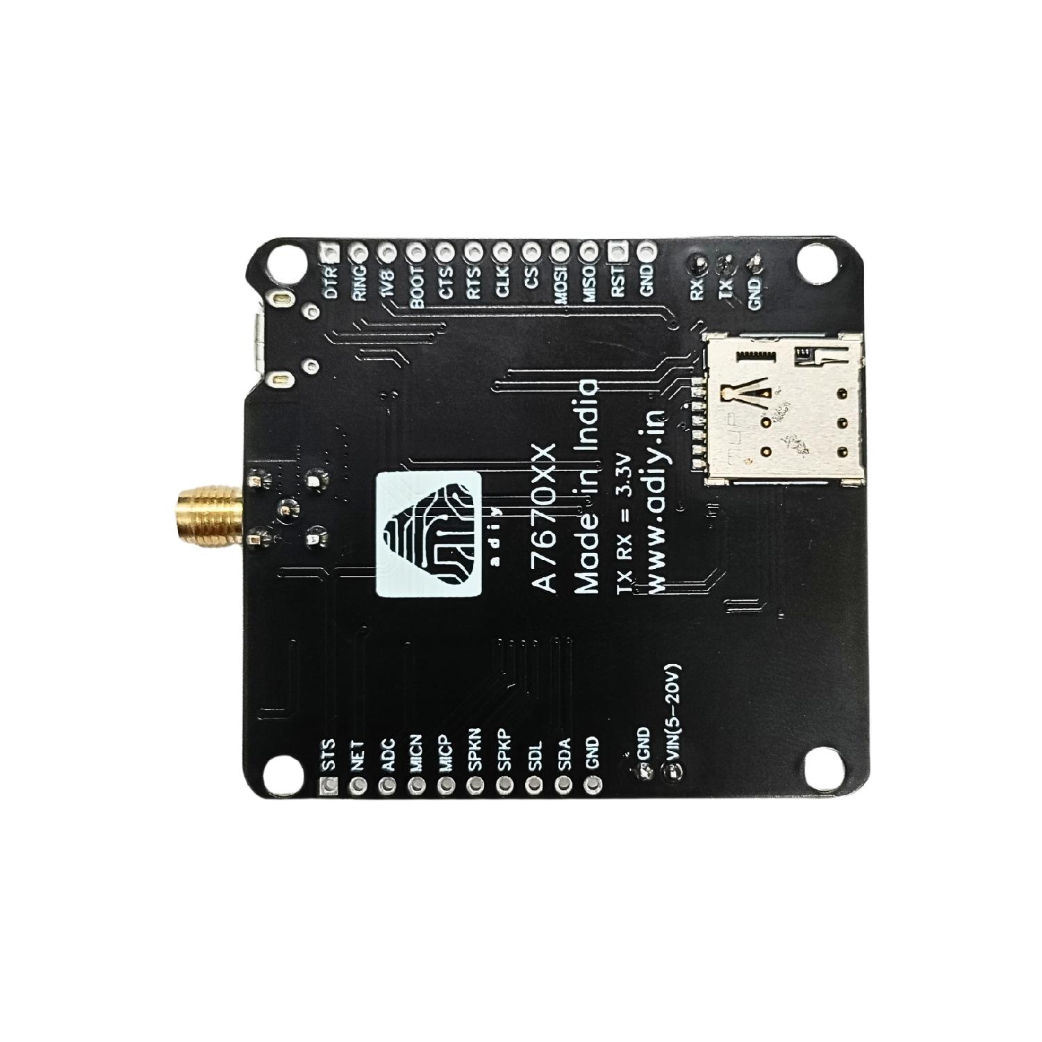 ADIY GSM SIMA7670C 4G LTE Board V1.1 | TTL Module